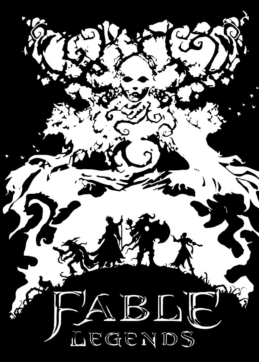 'fable legends' Poster, picture, metal print, paint by salamon rabonto ...