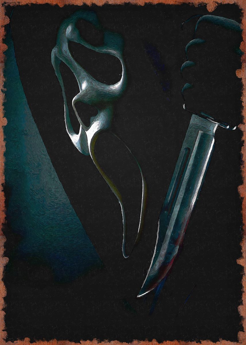 'scary scream horror' Poster, picture, metal print, paint by Top ...