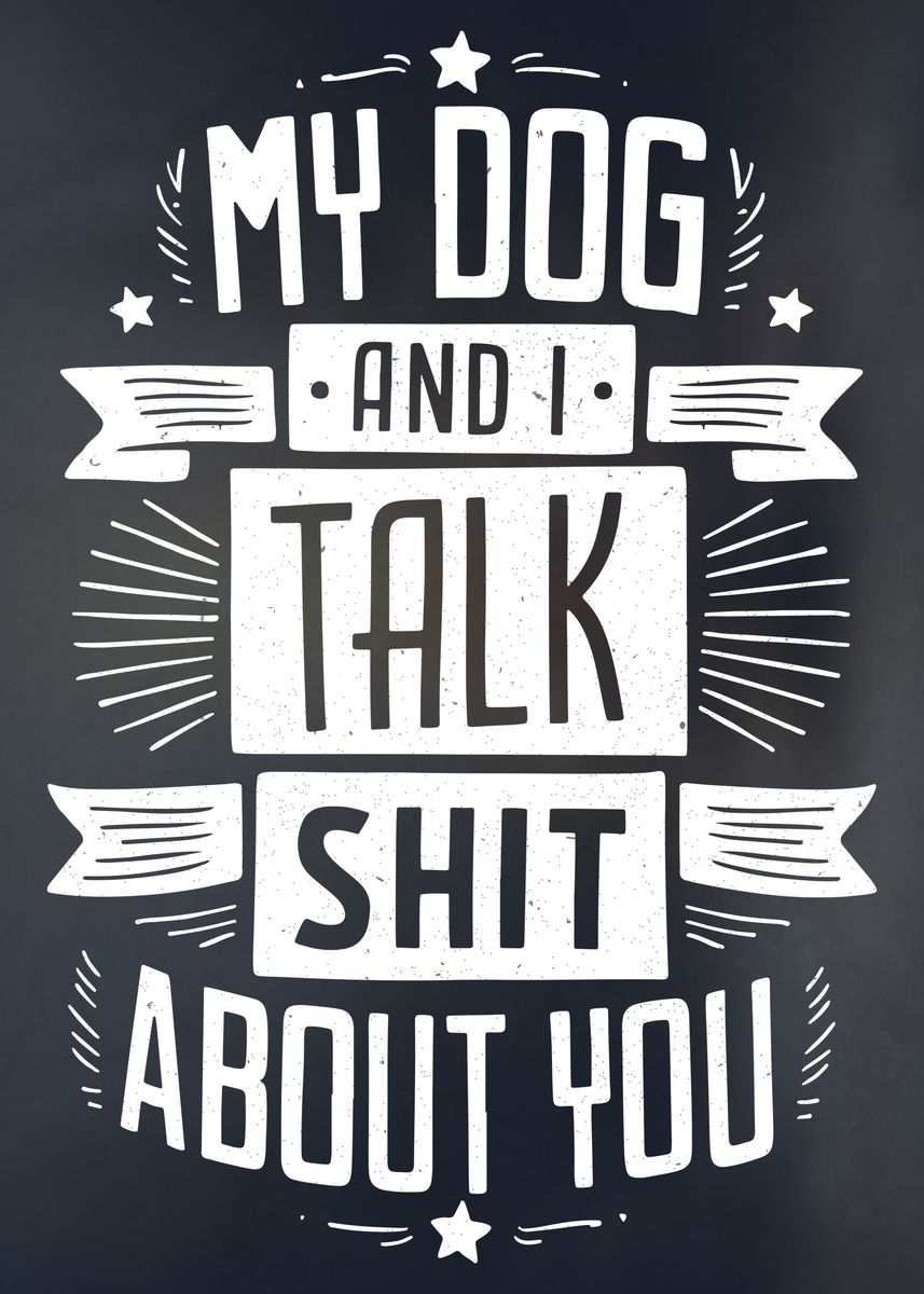 'Side Eye Squad Sassy Pet' Poster, picture, metal print, paint by 21 ...