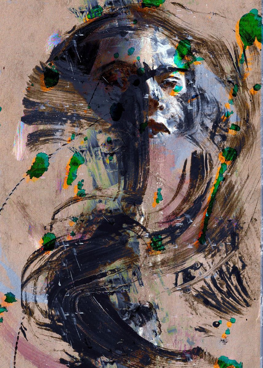 'Love Lost Art Print' Poster, picture, metal print, paint by Karisma | Displate