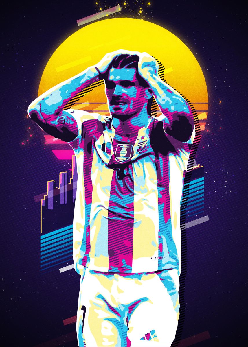 'Rodrigo De Paul' Poster, picture, metal print, paint by Tran Duc Hieu ...