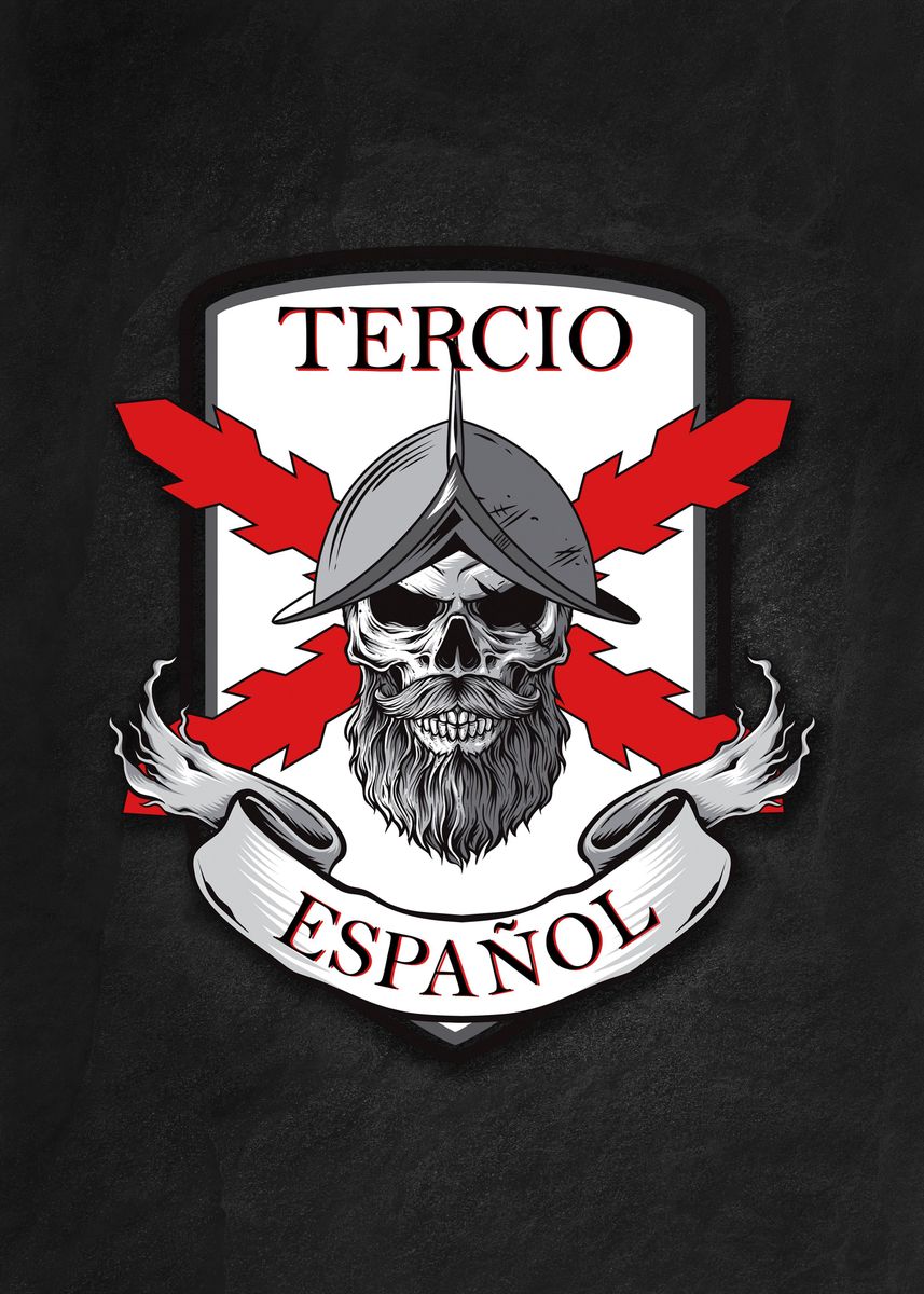 'Spanish tercios burgundy' Poster, picture, metal print, paint by ...