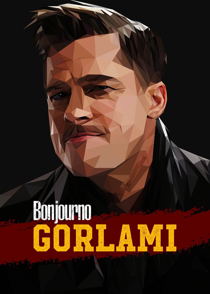 'gorlami bonjourno' Poster, picture, metal print, paint by Lowpoly Posters | Displate