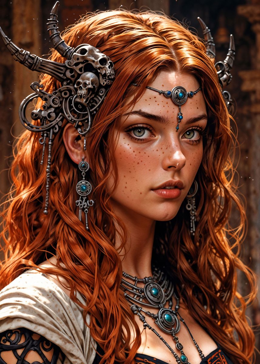'Warrior Princess' Poster, picture, metal print, paint by FlyingBlade ...