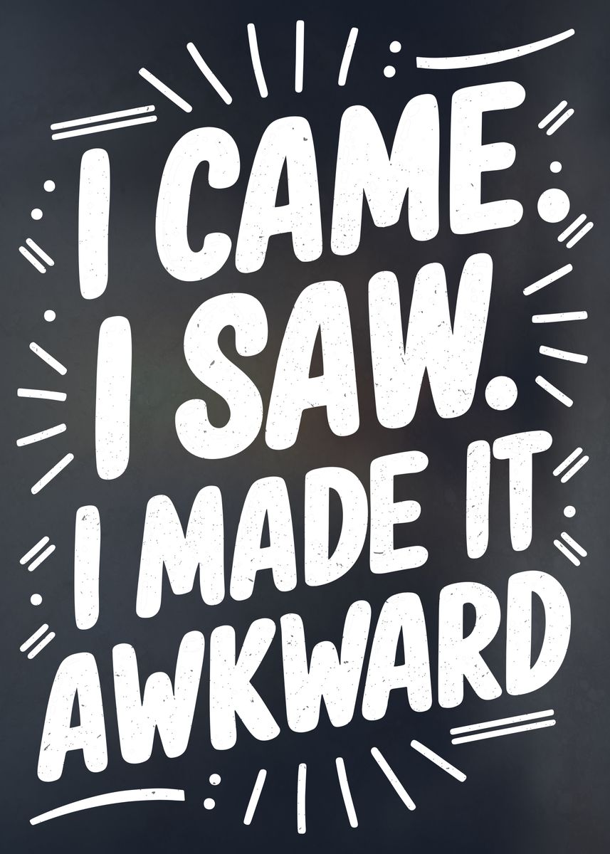 'Awkwardly Ever After' Poster, picture, metal print, paint by 21 MXM ...