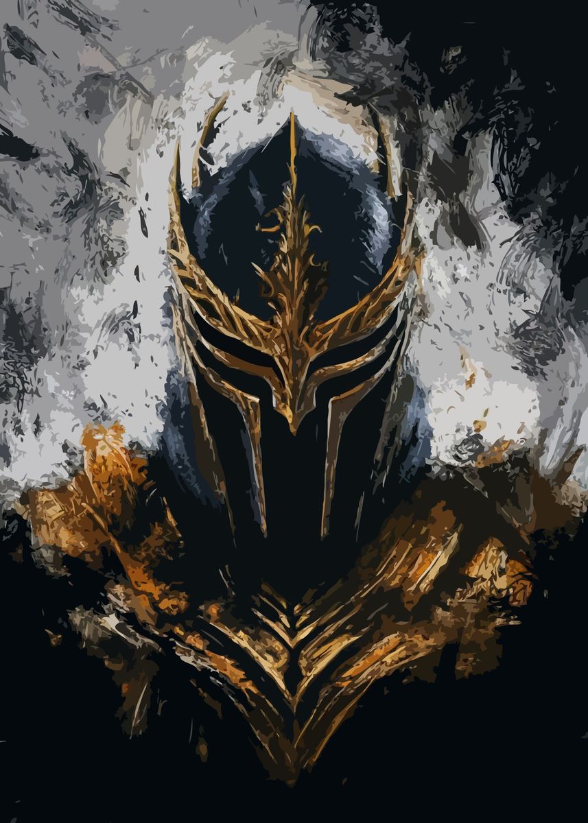 'Knight Spartan Helmet' Poster, picture, metal print, paint by Muhammad ...