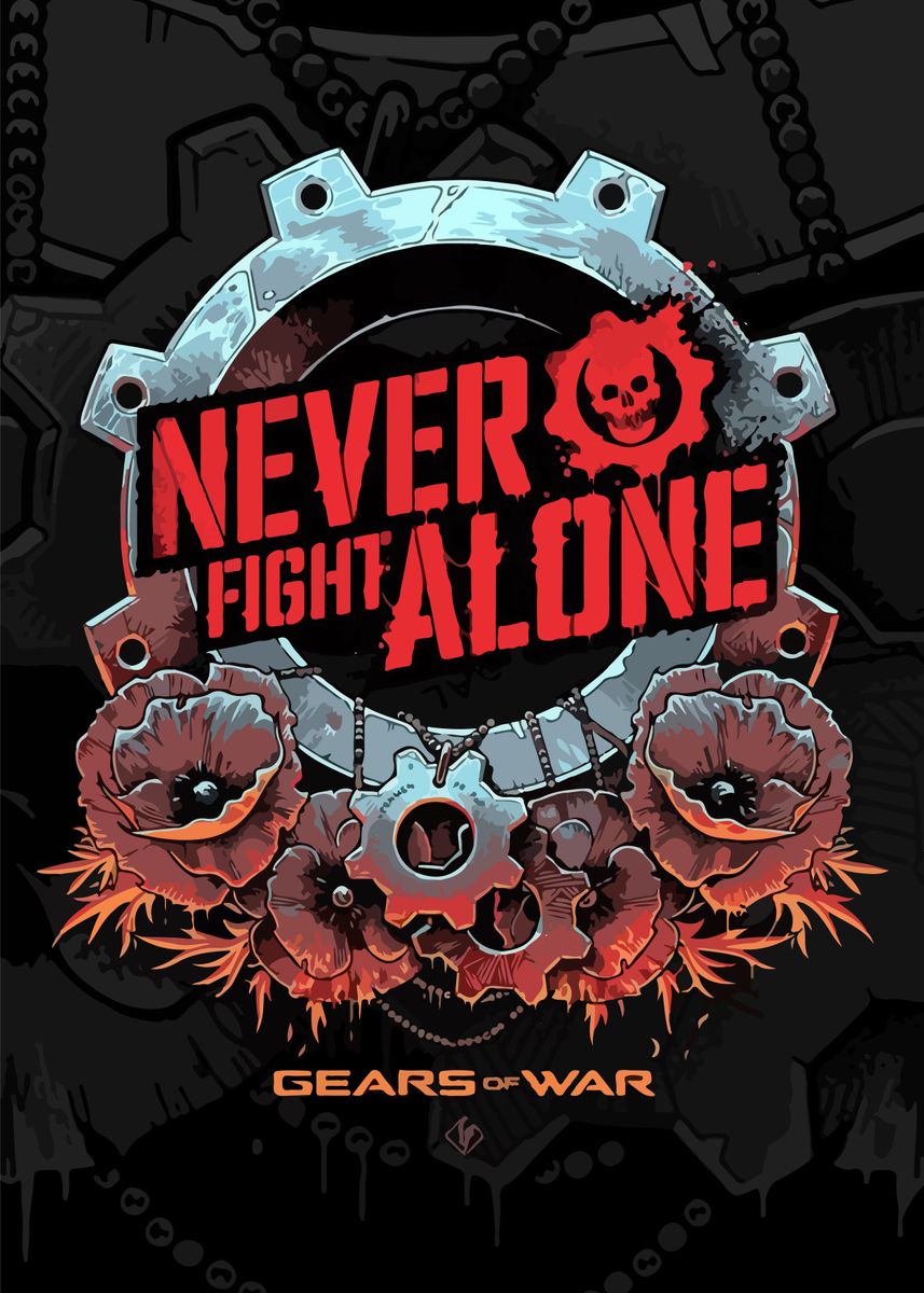 ' gears of war' Poster, picture, metal print, paint by Instinct Studio ...