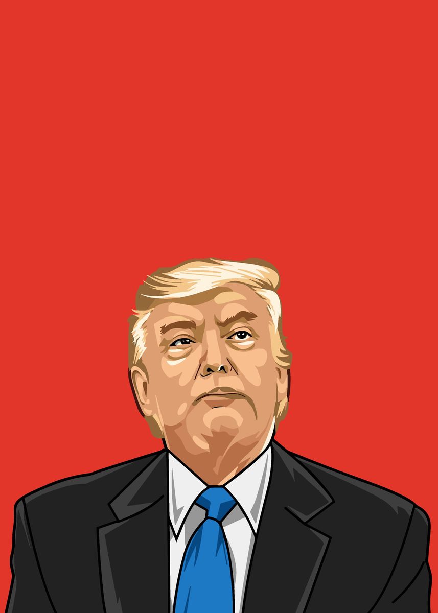 'Donald Trump President ' Poster, picture, metal print, paint by ...