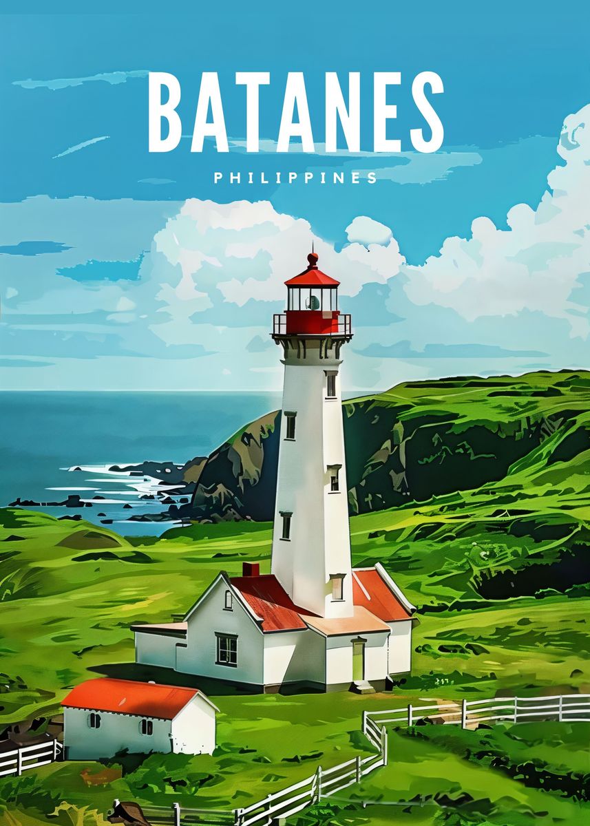 'Batanes Philippines' Poster, picture, metal print, paint by Mark ...
