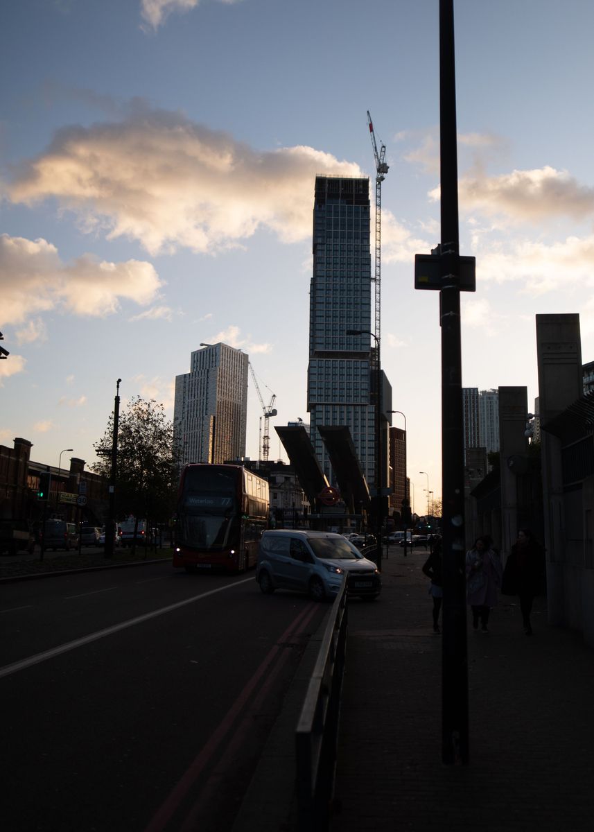 'London City Life' Poster, picture, metal print, paint by Oscar Healy ...