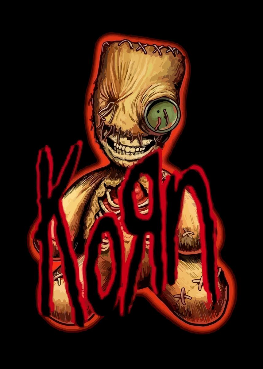 'korn collages band' Poster, picture, metal print, paint by siagian ...