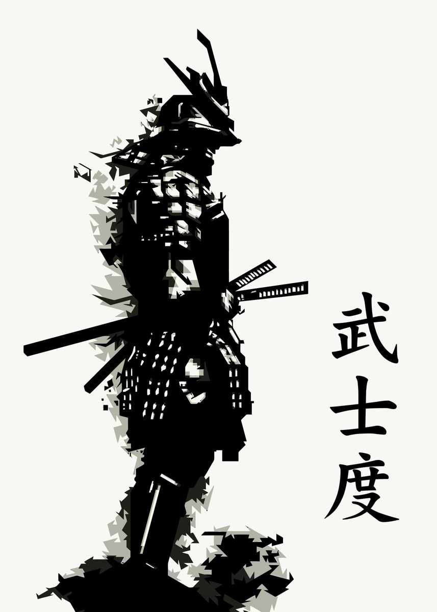 'Bushido' Poster, picture, metal print, paint by Fudin Alfana | Displate