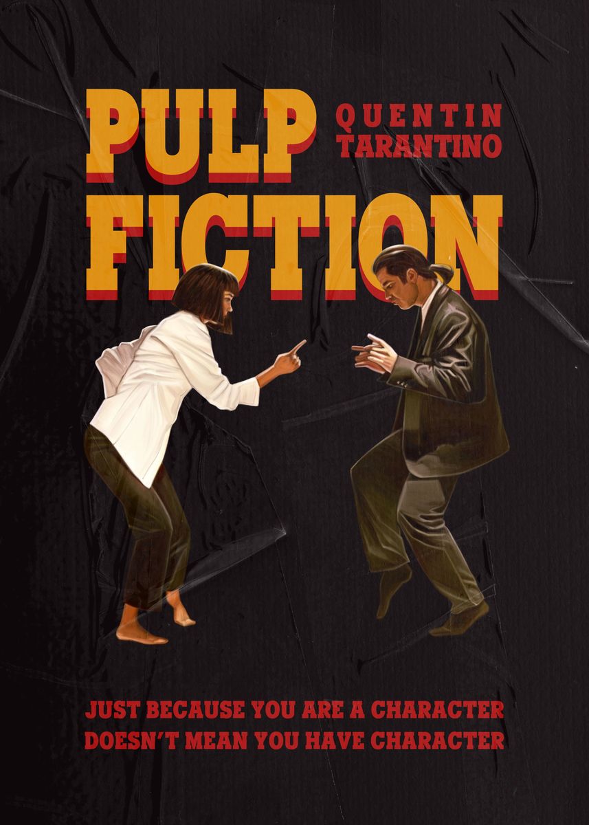 'pulp fiction' Poster, picture, metal print, paint by Dmitry Belov ...
