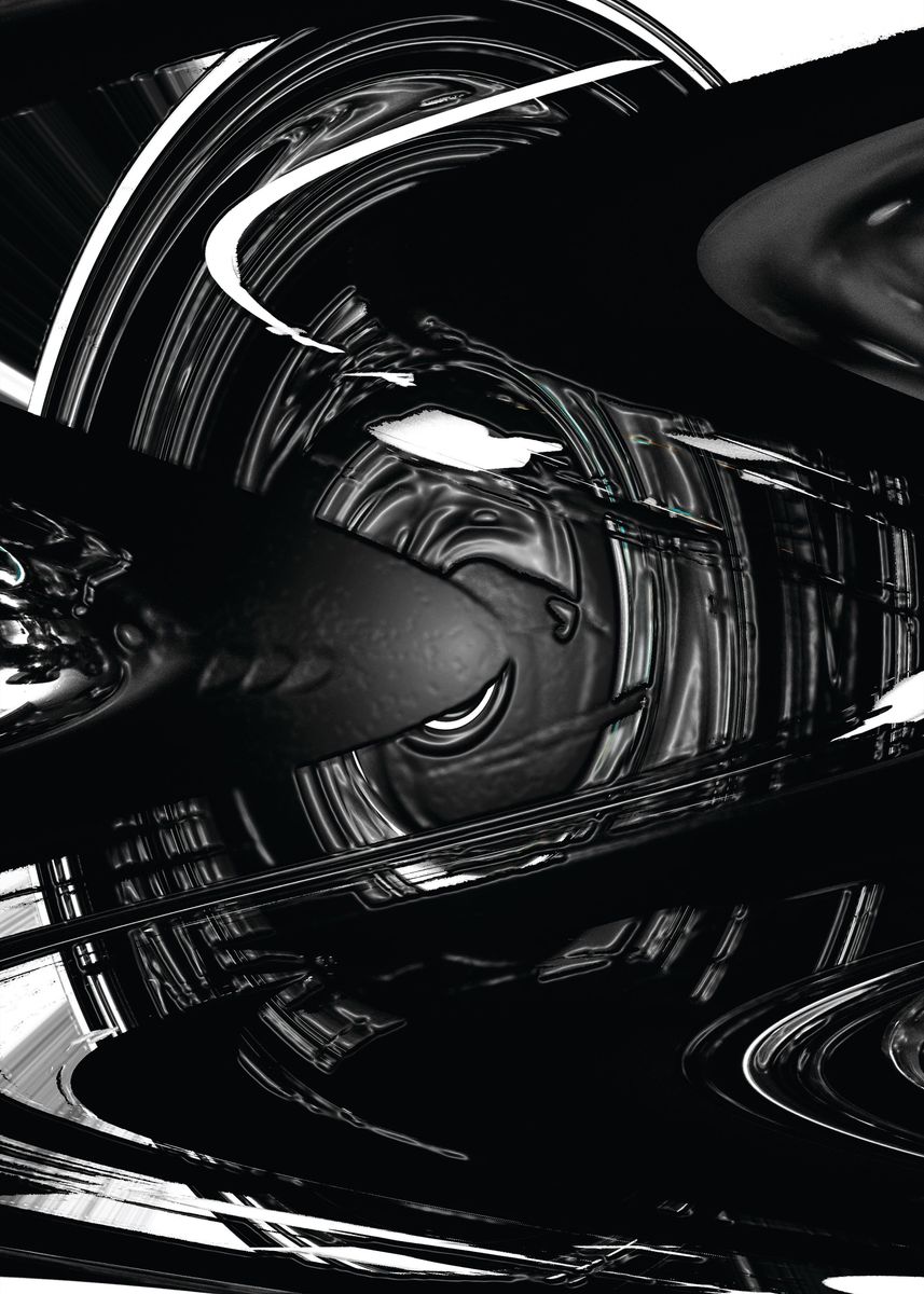 'Fluid Alloy' Poster, picture, metal print, paint by Nonsense and ...