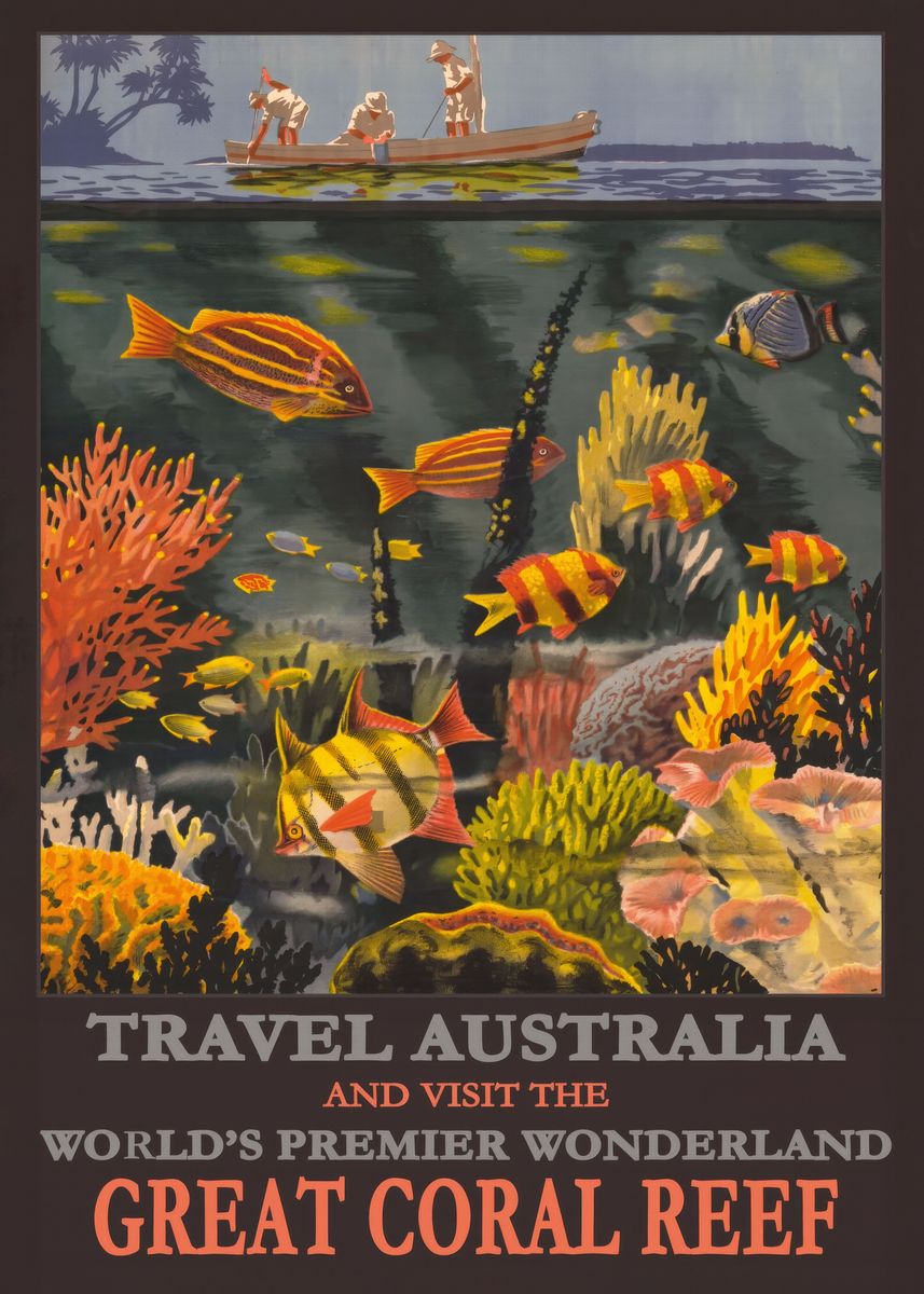 'Great Barrier Reef' Poster, picture, metal print, paint by Steel ...