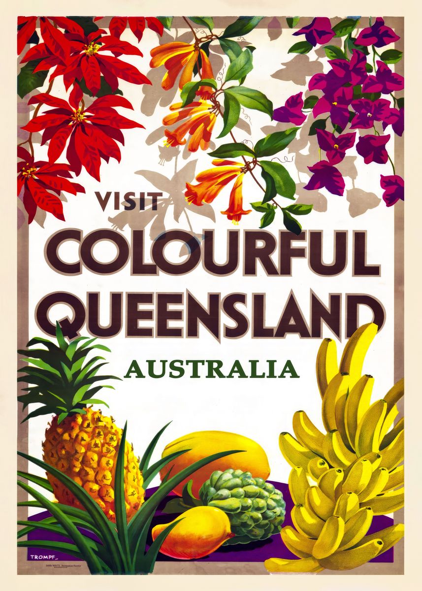 'Tropical North Queensland' Poster, picture, metal print, paint by ...
