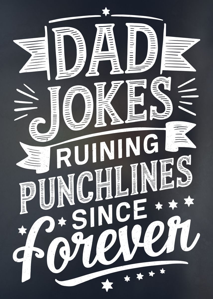 'Funny Dad Decor' Poster, picture, metal print, paint by 21 MXM | Displate