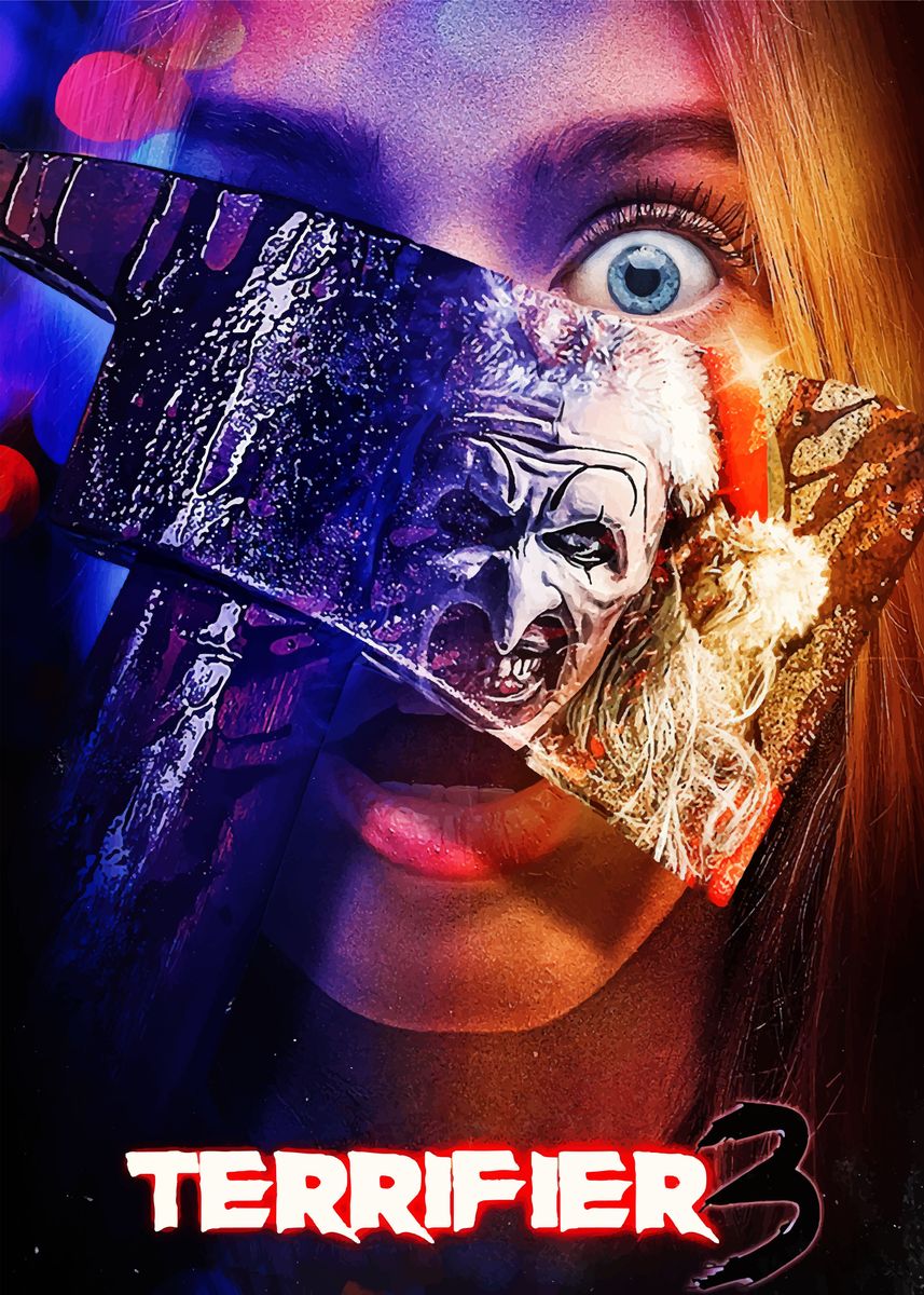 'terrifier' Poster, picture, metal print, paint by Abil Qubil | Displate