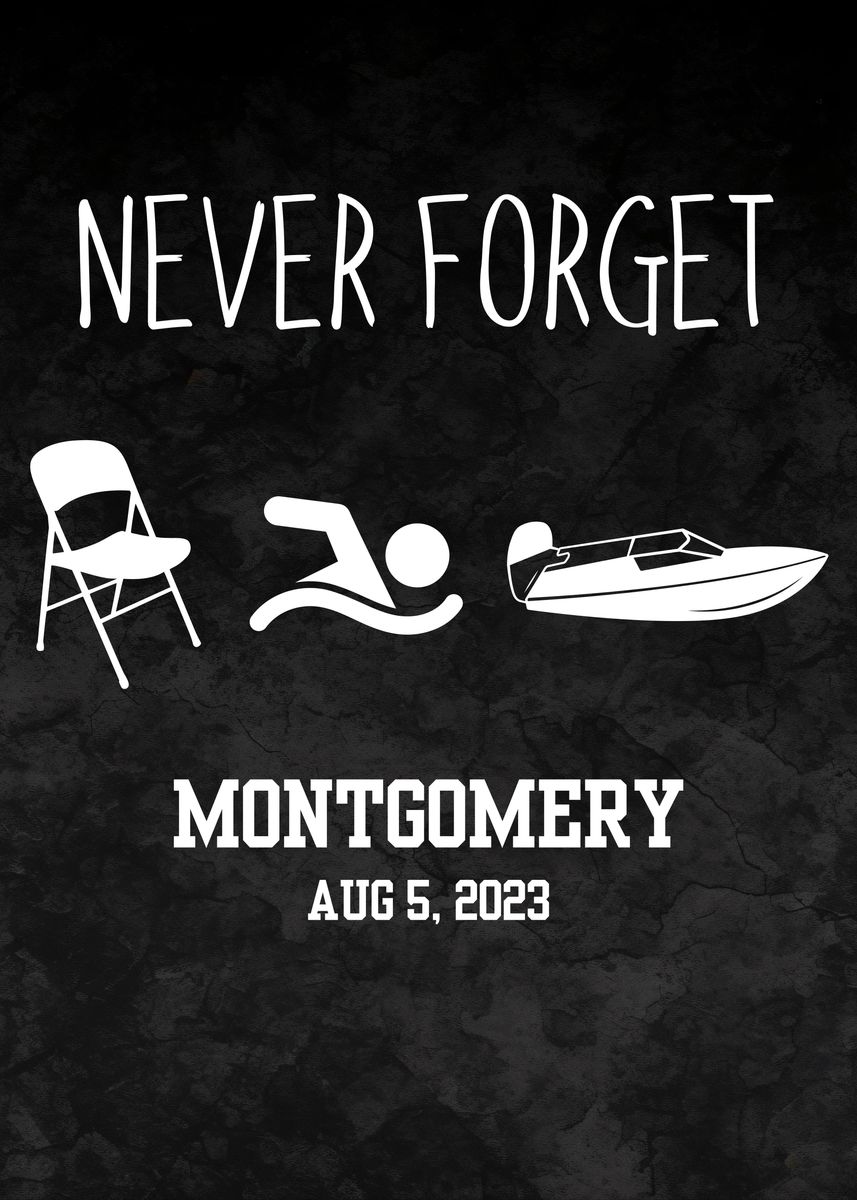 'Montgomery Brawl Chair' Poster, picture, metal print, paint by ...