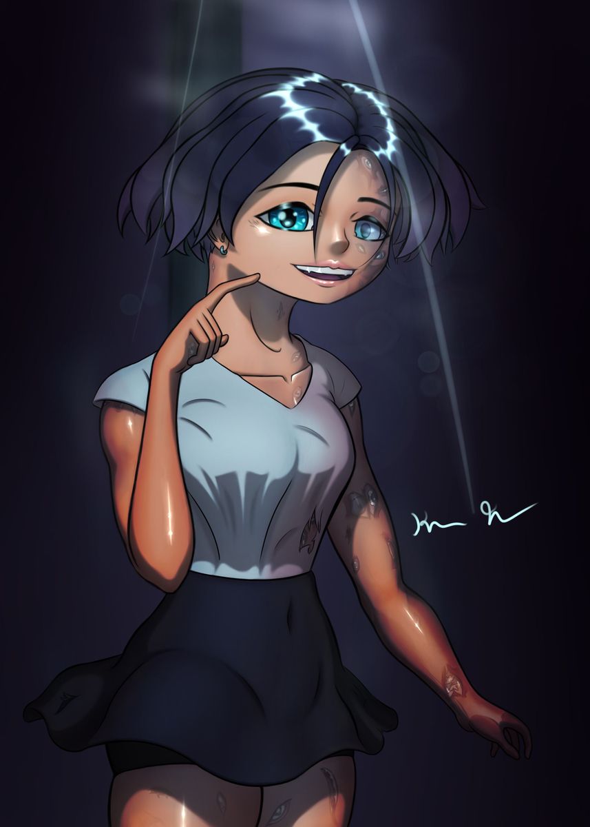 'Soul Light' Poster, picture, metal print, paint by Kerosene7 | Displate