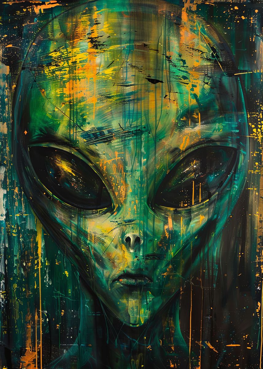 'Alien Art LXII' Poster, picture, metal print, paint by JS Art Design ...