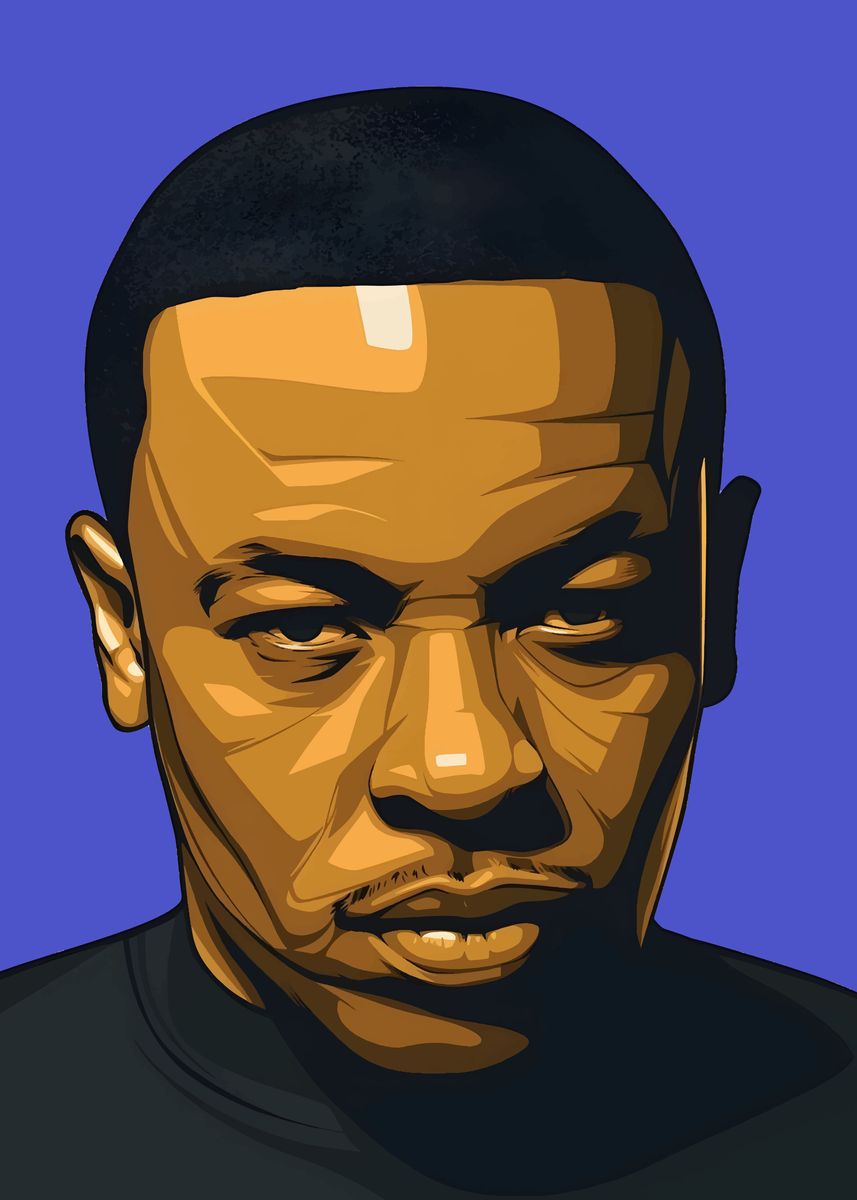 'Dr. Dre' Poster, picture, metal print, paint by Buddy Wish | Displate