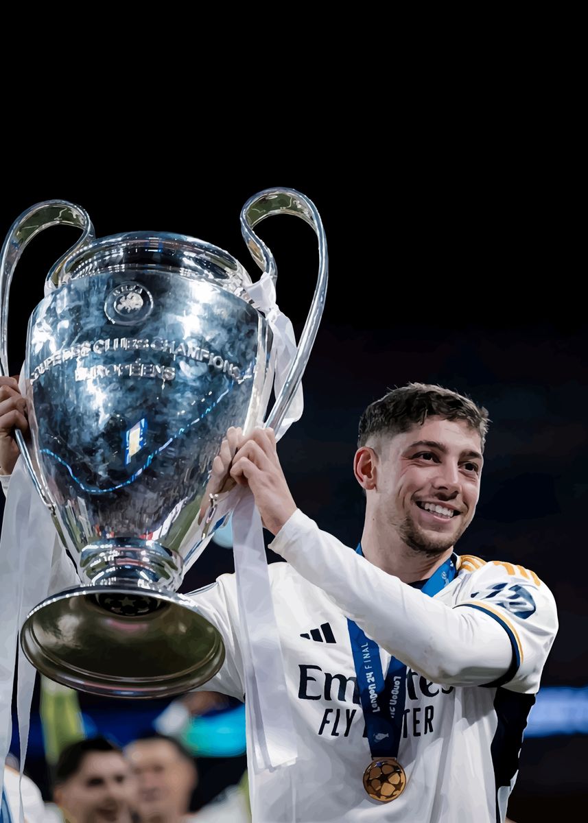 'Fede Valverde' Poster, picture, metal print, paint by Zeds | Displate