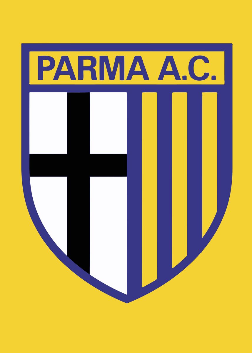 'AC Parma' Poster, picture, metal print, paint by Megane tortune | Displate