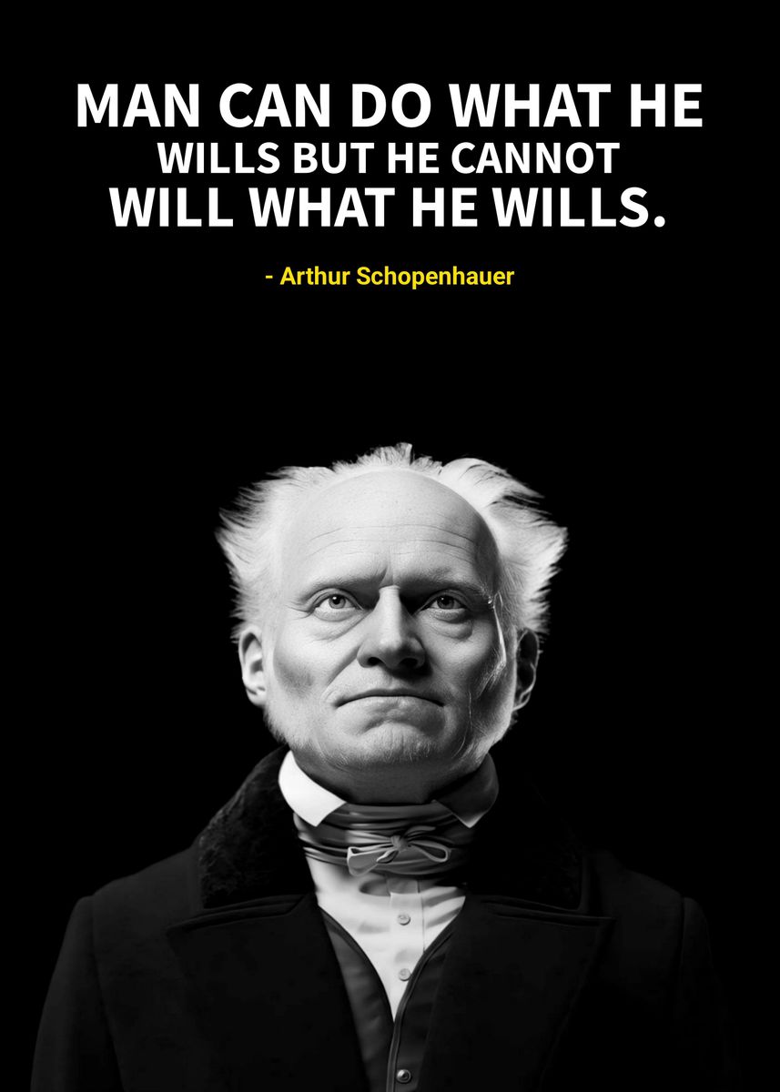 'Arthur Schopenhauer' Poster, picture, metal print, paint by Lunzii Art ...