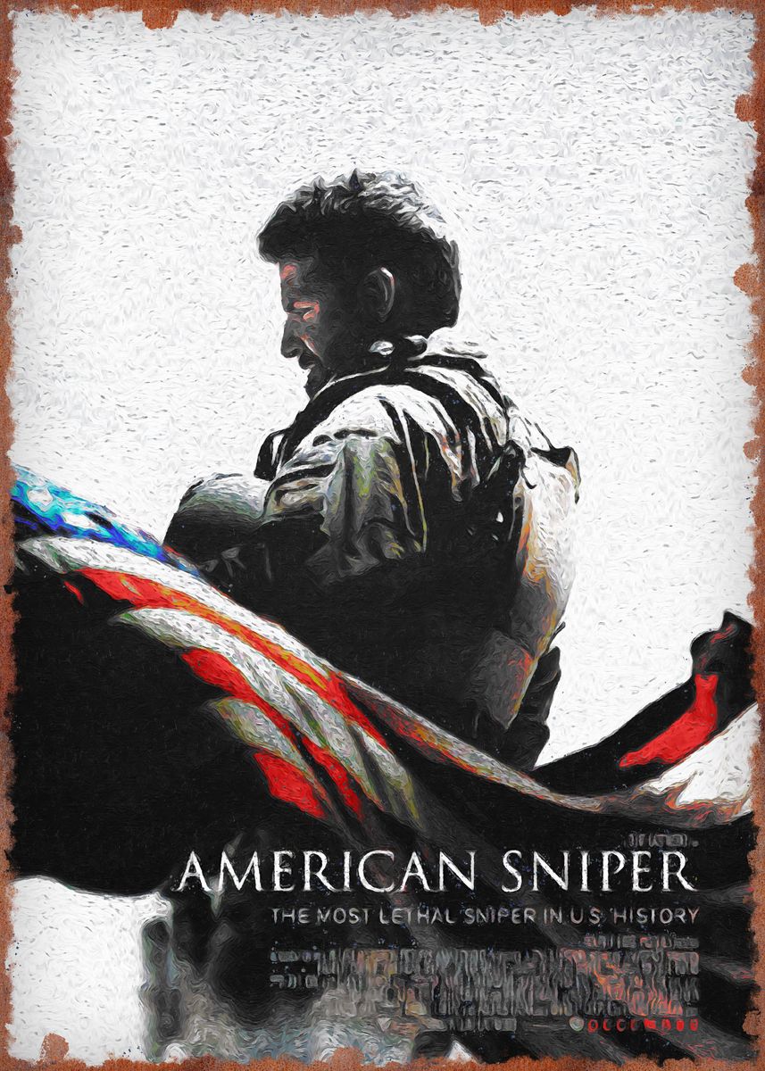 'american sniper' Poster, picture, metal print, paint by Artistic Aura ...