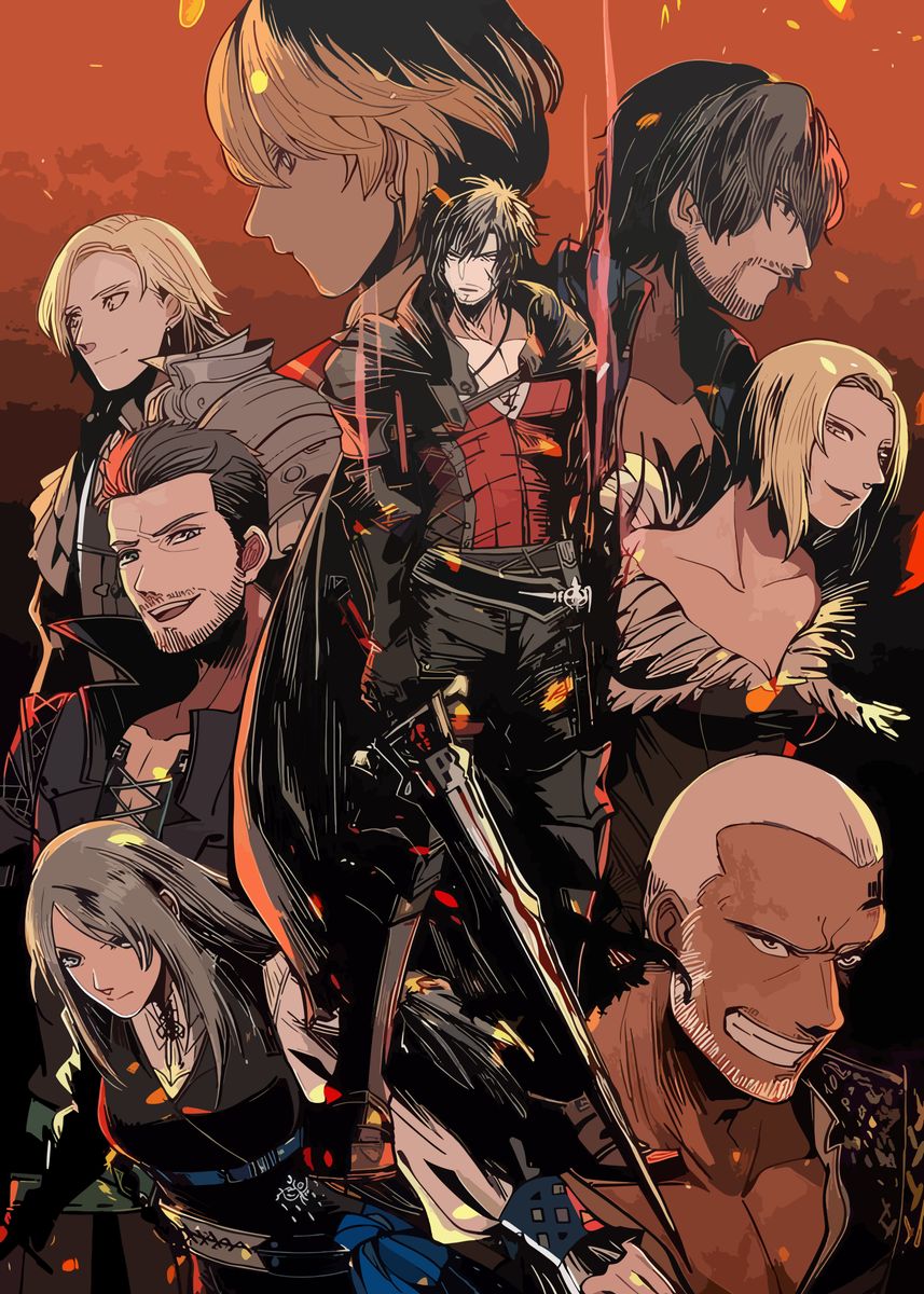 'Final Fantasy' Poster, picture, metal print, paint by Ansell ART ...