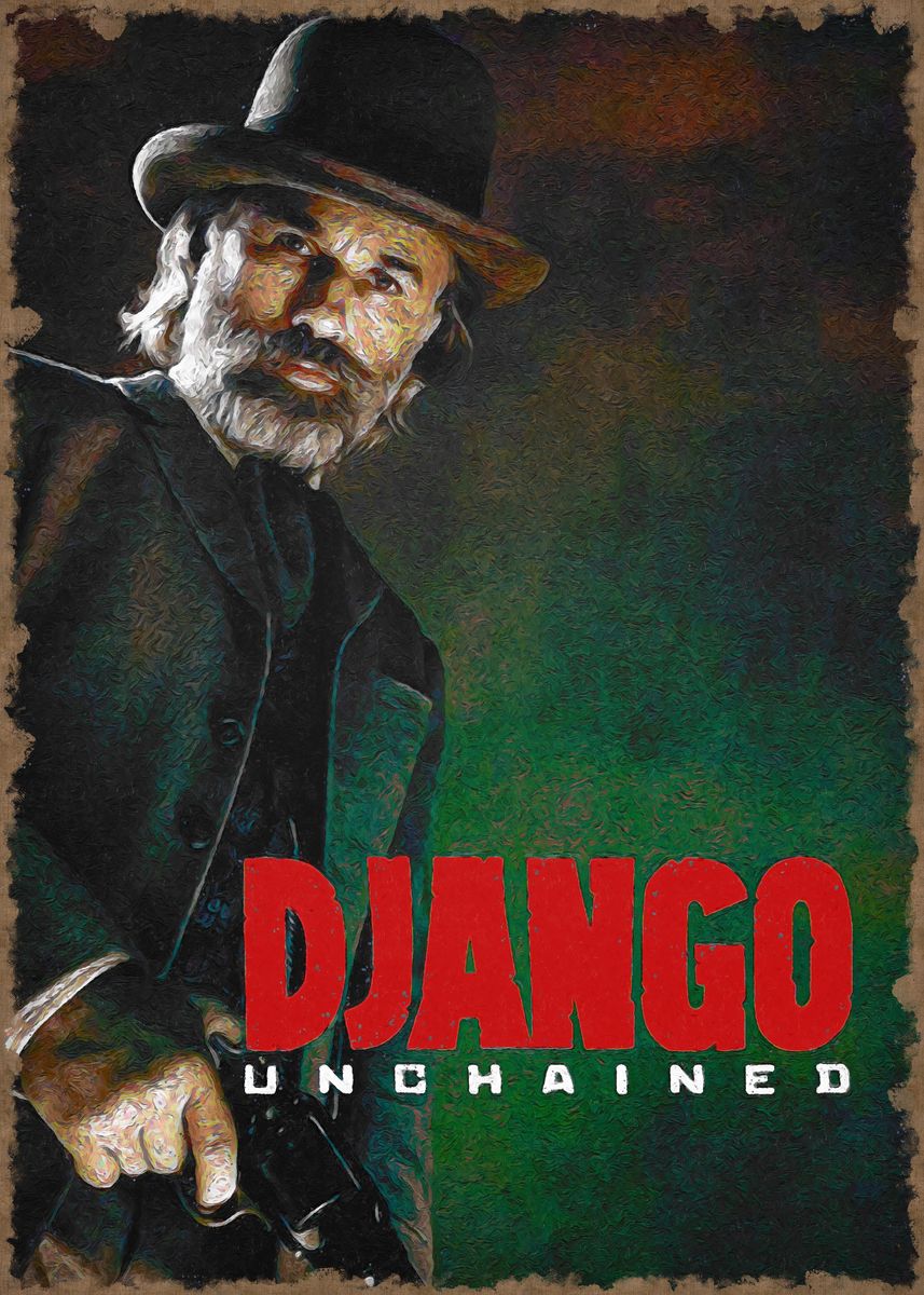 'dr king schultz django ' Poster, picture, metal print, paint by The ...