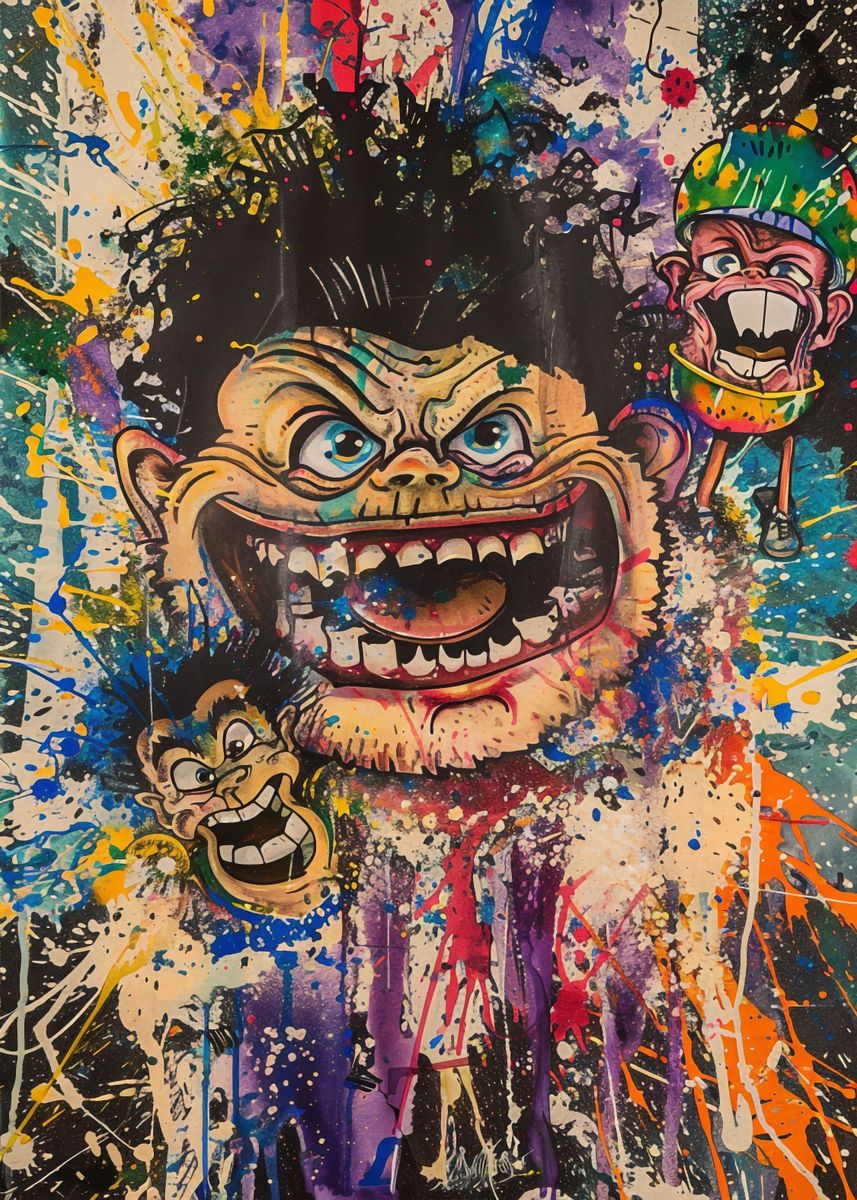 'Garbage Pail Kids movie ' Poster, picture, metal print, paint by ...