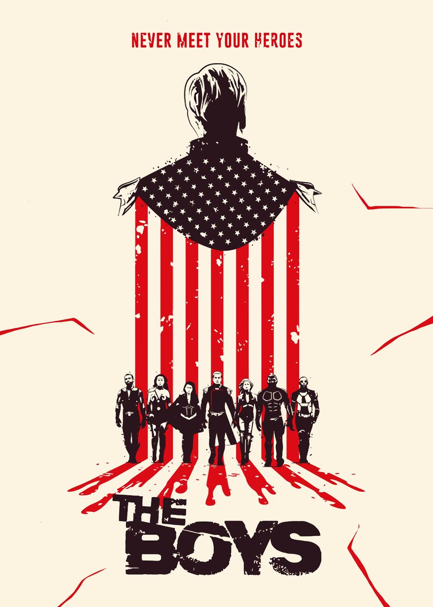 'The boys homelander' Poster, picture, metal print, paint by Berry Bins ...