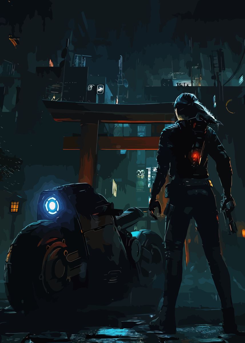 'Last Sentinel' Poster, picture, metal print, paint by Stu Pidroid ...