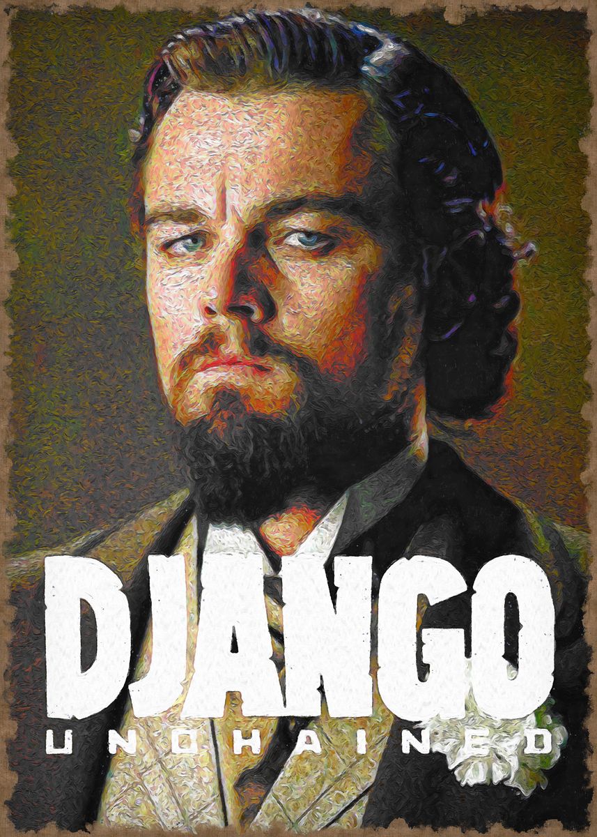 'django unchained calvin ' Poster, picture, metal print, paint by ...