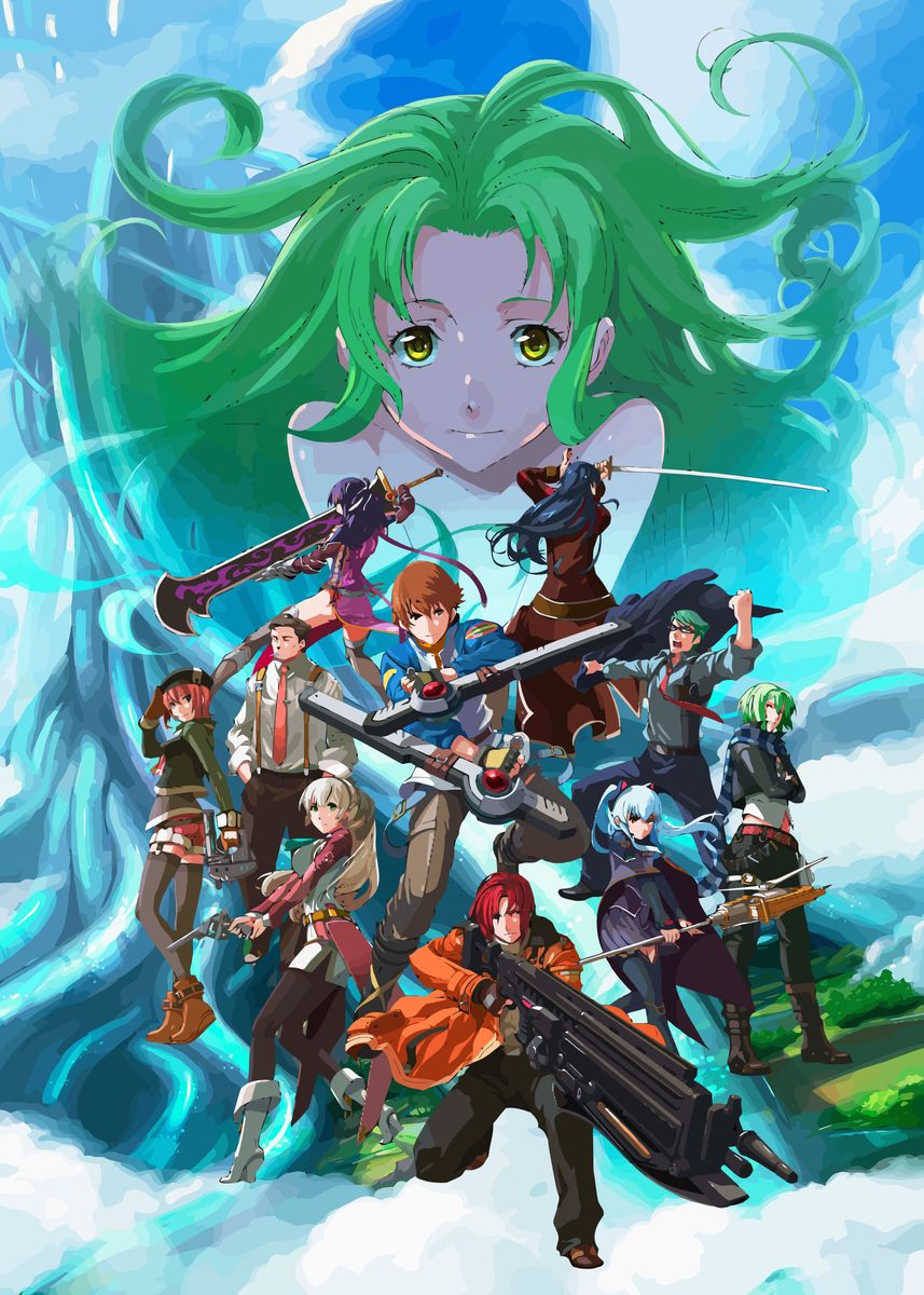 'The Legend of Heroes' Poster, picture, metal print, paint by ...