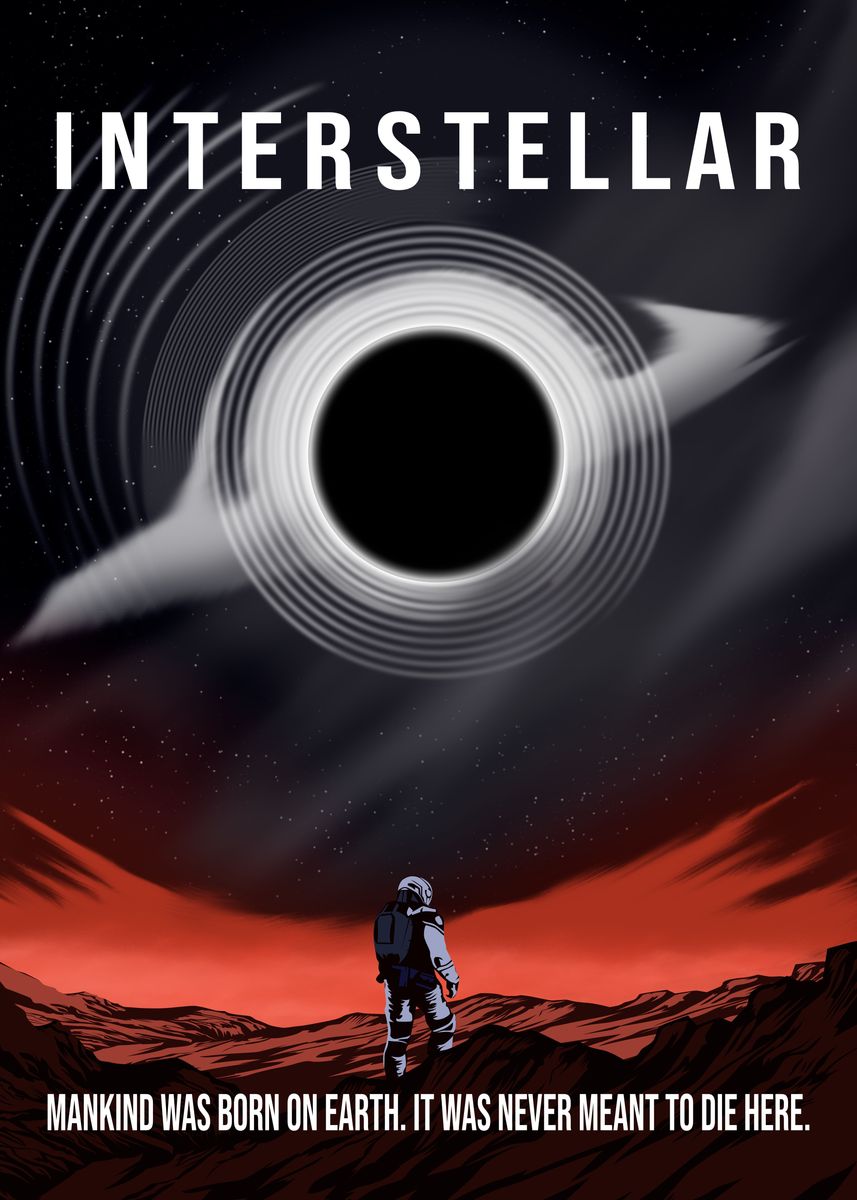 'interstellar' Poster, picture, metal print, paint by geeks holic ...