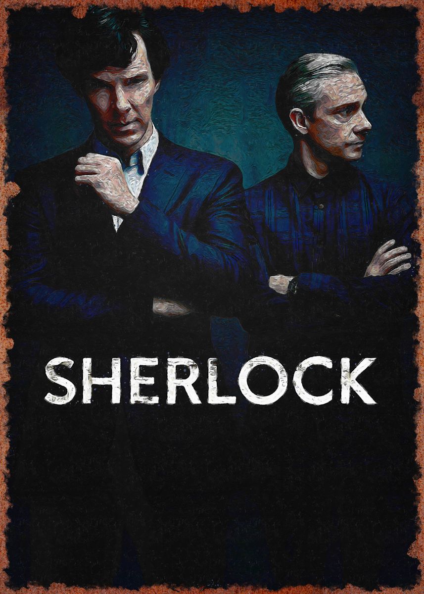 'sherlock' Poster, picture, metal print, paint by Top Collection ...