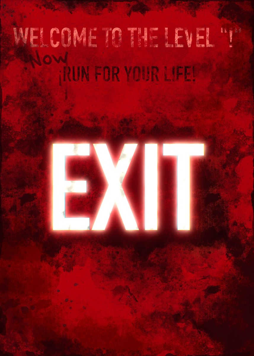 'The Backrooms EXIT' Poster, picture, metal print, paint by Omar ...