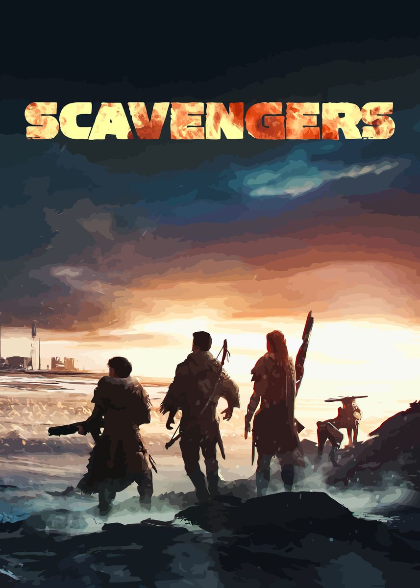 'Scavengers' Poster, picture, metal print, paint by Elora Marisole ...