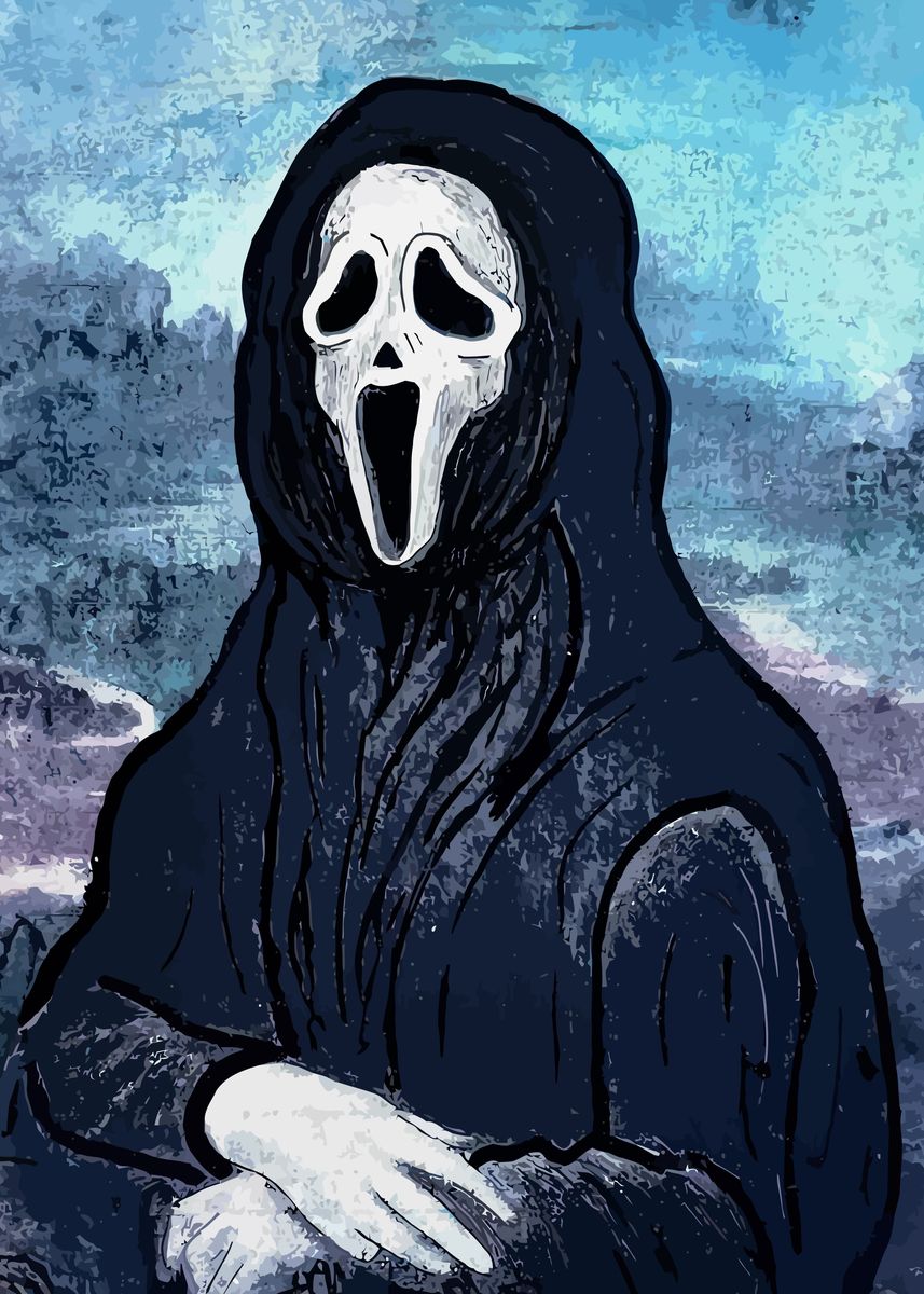 'Mona Horror Night Vintage' Poster, picture, metal print, paint by ...