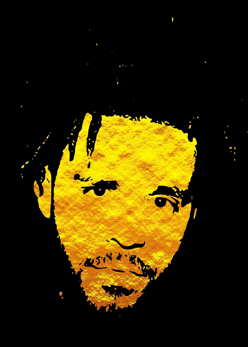 'J cole face' Poster, picture, metal print, paint by ipart id | Displate