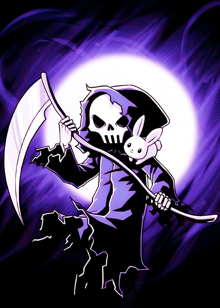 'grim reaper' Poster, picture, metal print, paint by Deedat Rama | Displate