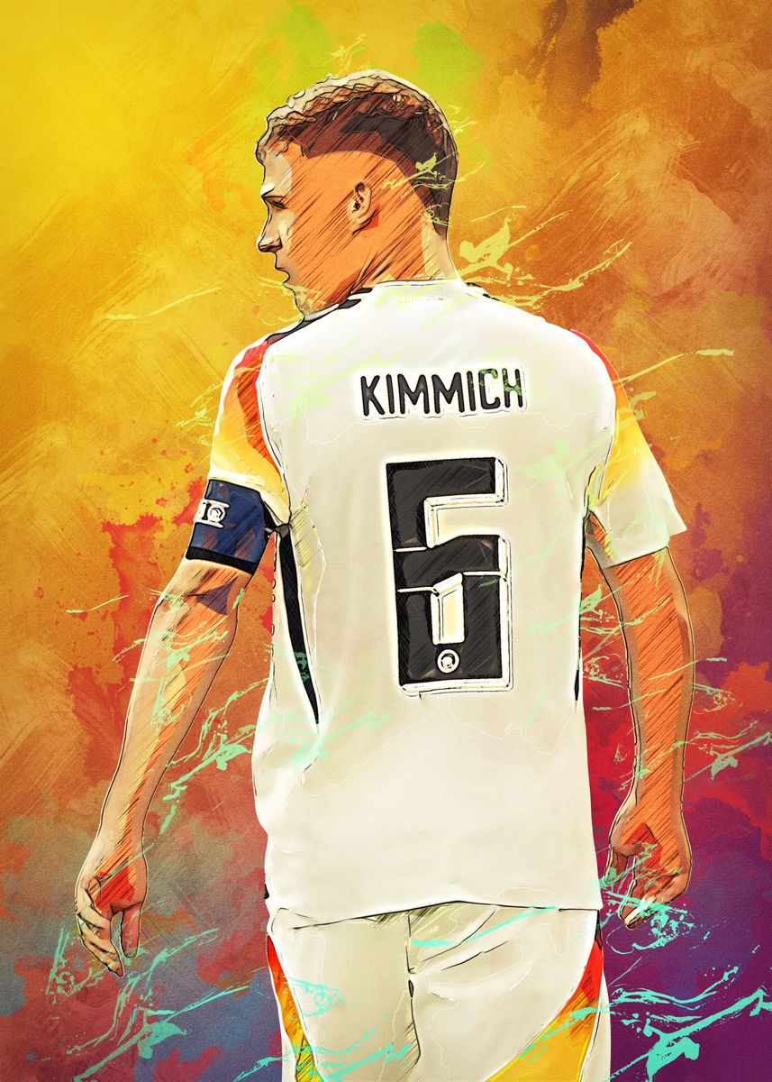 'Joshua Kimmich' Poster, picture, metal print, paint by Le Duc Hiep ...