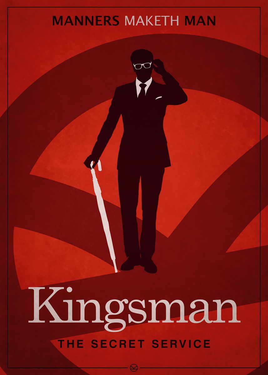 'kingsman' Poster, picture, metal print, paint by rachel rachel | Displate