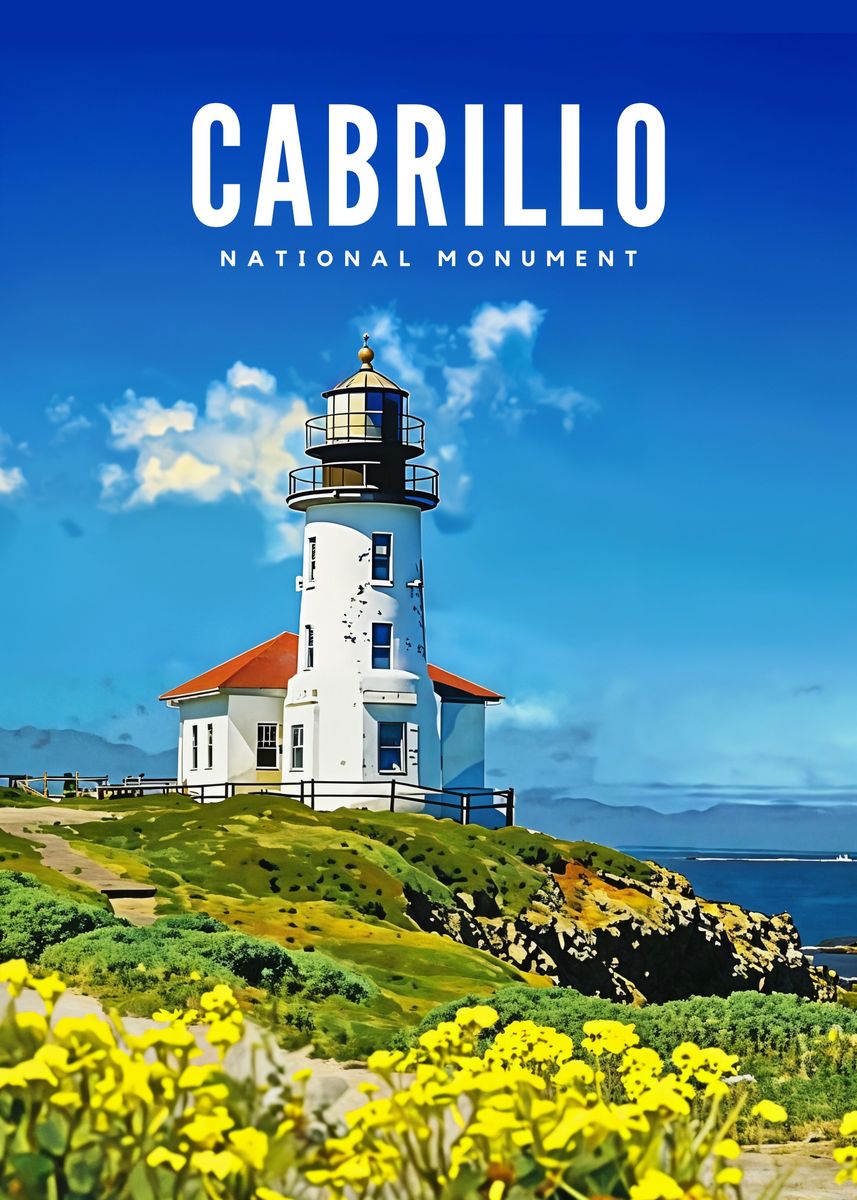 'Cabrillo National Park' Poster, picture, metal print, paint by Mark Vincent Verallo | Displate