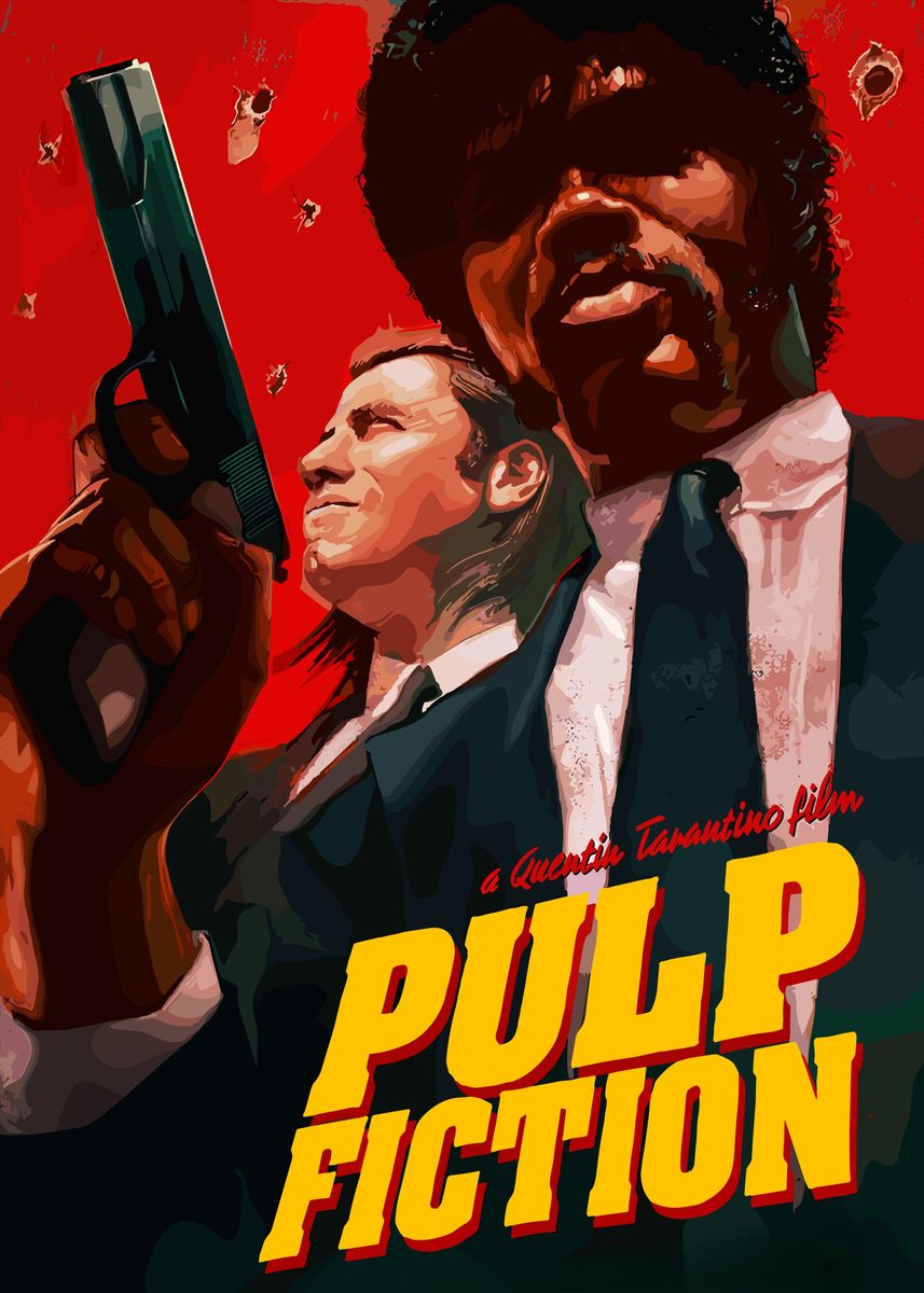 'pulp fiction' Poster, picture, metal print, paint by Artistic Vibes ...