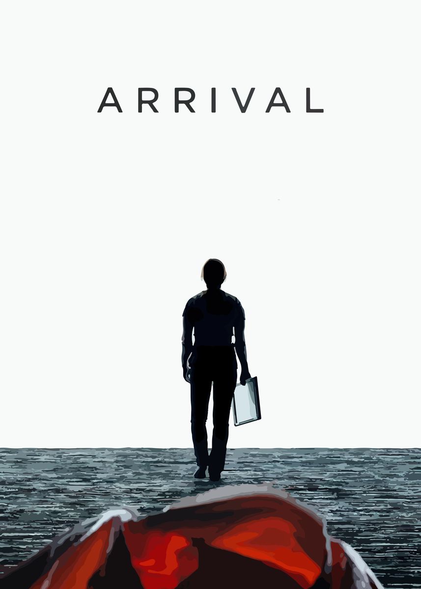 'Arrival Movies Poster' Poster, picture, metal print, paint by ART HEY ...
