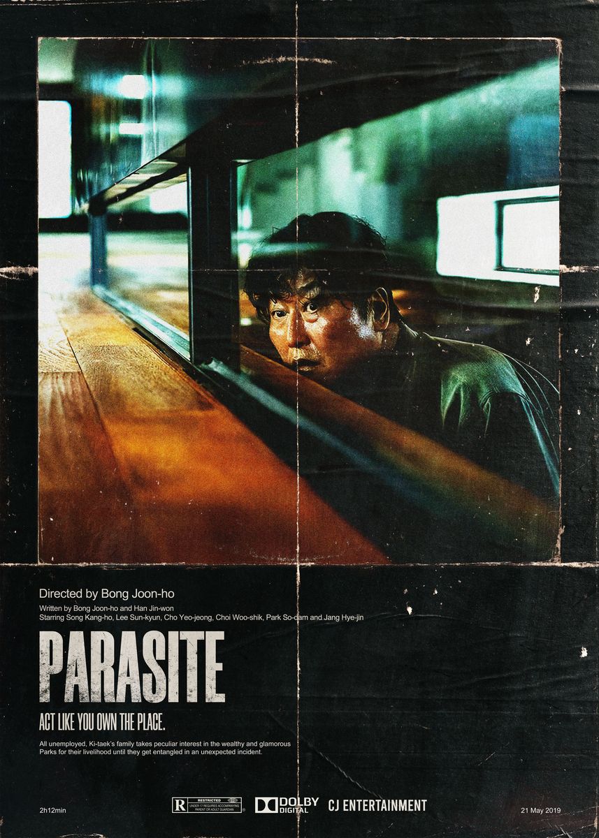'Parasite' Poster, picture, metal print, paint by Nerdworld 1 | Displate